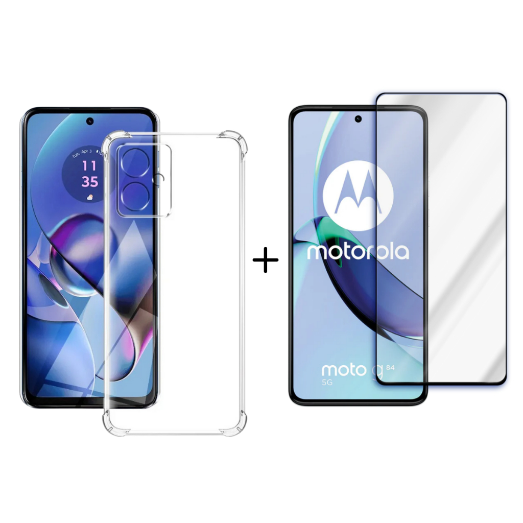 Motorola Moto G84 5G - Capa Capinha Case Anti Impacto Transparente e ...