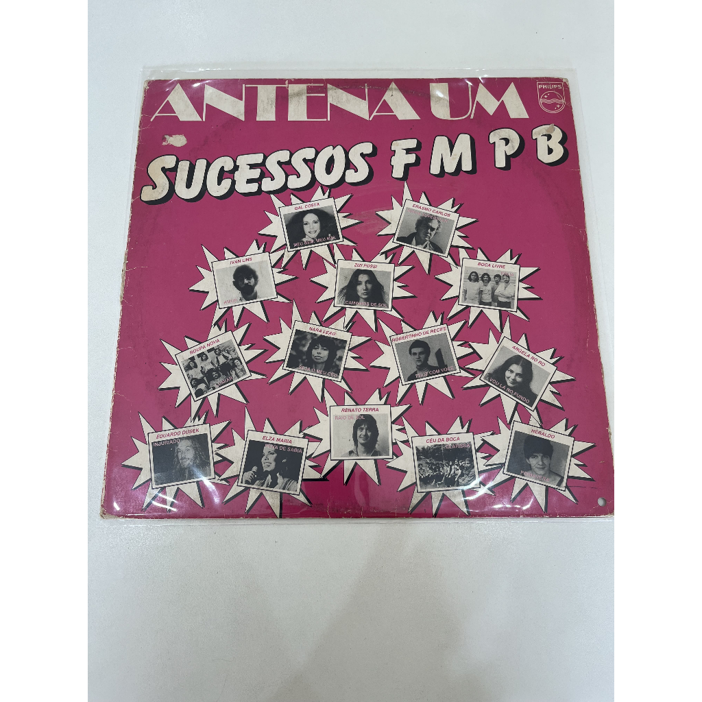 VINIL USADO ANTENA UM - SUCESSOS FMPB | Shopee Brasil