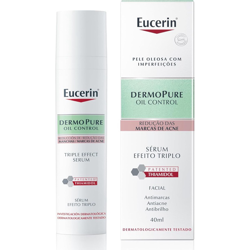 Sérum Facial Eucerin Dermo Pure Oil Control Efeito Triplo 40m | Shopee ...