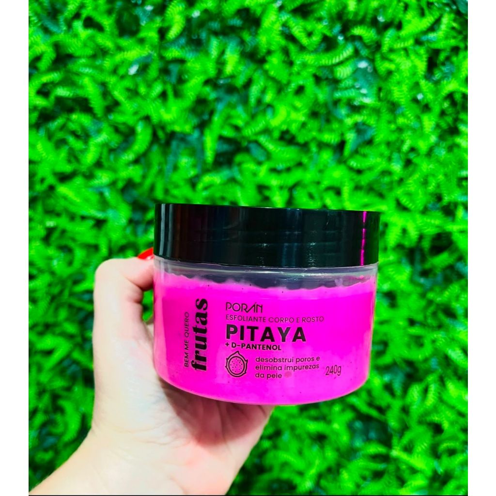 Esfoliante Corpo e Rosto Pitaya - Póran | Shopee Brasil