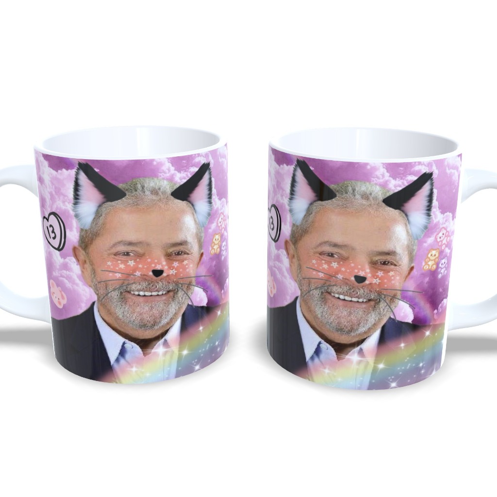 Caneca Personalizada Lula Meme Kawaii Exclusiva Presente | Shopee Brasil