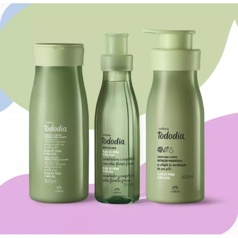 Kit Flor de Pera e Melissa Tododia Natura | Shopee Brasil