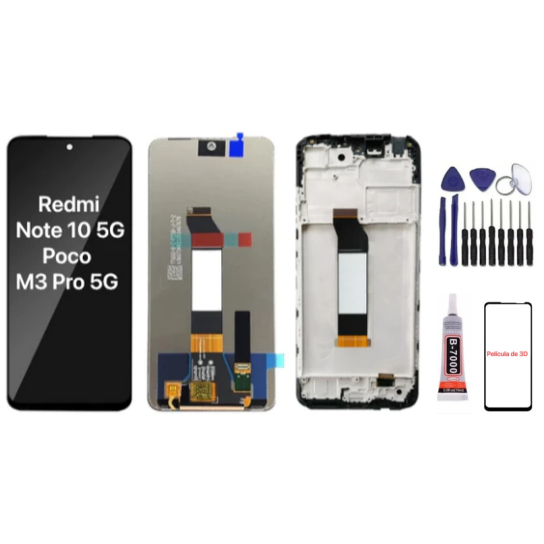 Tela Touch Display Frontal Redmi Note 10 5g Poco M3 Pro M2103K19G / Original A Pronta Entraga ...