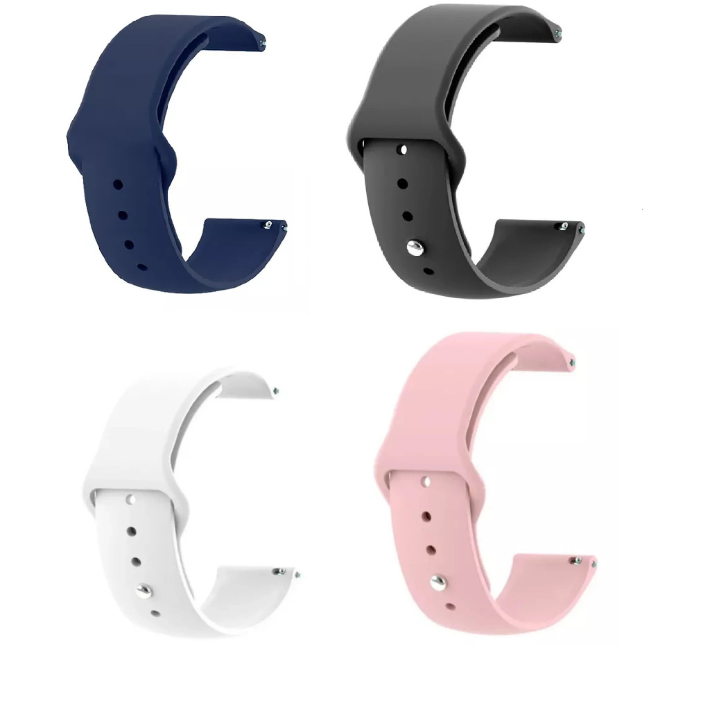 Pulseira Luxo Silicone Smartwatch p/ Polar Vantage M M2 M3 / QCY GT S8 ...
