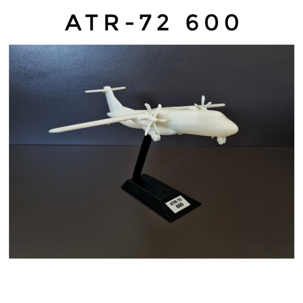 Avião ATR 72 600 Maquete Escala 1:144 1:100 1:72 Plastimodelo | Shopee Brasil