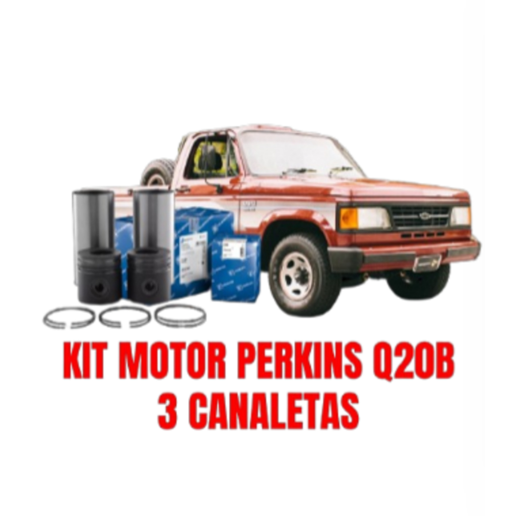 Kit Motor D10 D20 D40 Motor Perkins Q20b 4236 3 Canaletas COM FLANGE ...