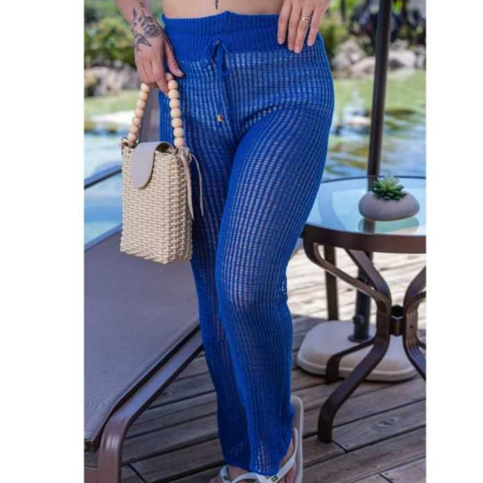 Calça feminina tricot Tamanho Unico 38 ao 42 Com Alto conforto e ...