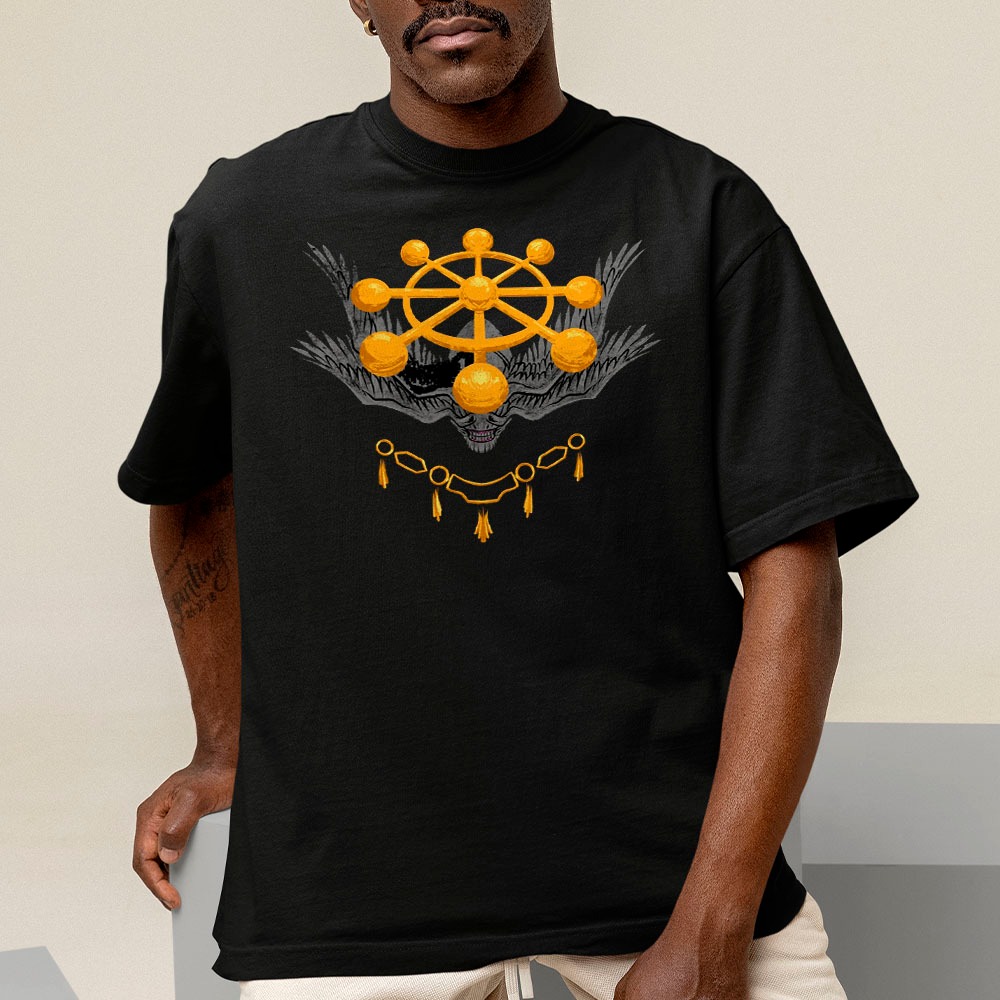 Camiseta General Mahoraga Anime Clothing Dark Mode All Wheel Unissex ...