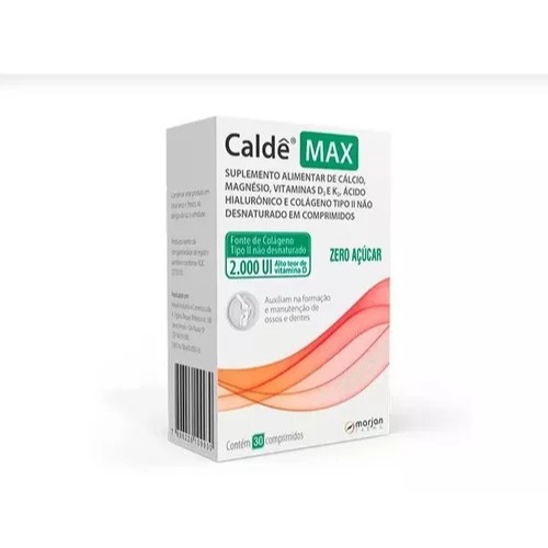 Caldê Max 30 Comprimidos Revestidos - Marjan Sabor Sem sabor | Shopee ...