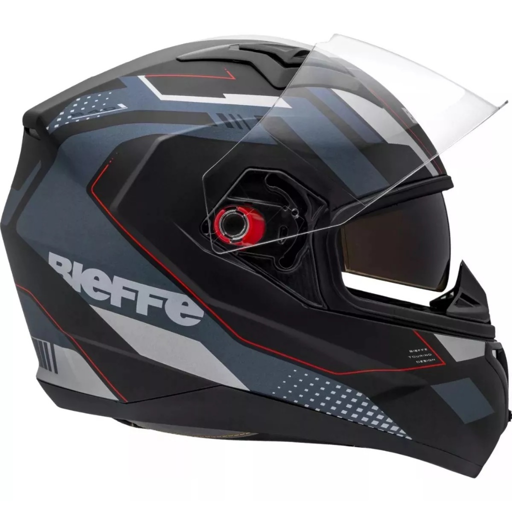Capacete Bieffe B-40 Essence Preto Fosco Com Oculos Interno | Shopee Brasil