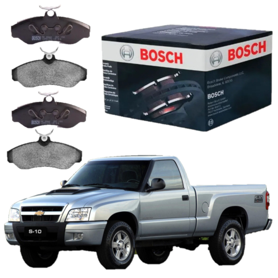 Pastilhas De Freio Dianteira Bosch S10 2.4 2008 2010 2011 BOSCH ...