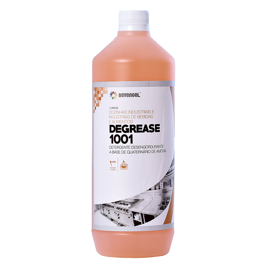 Degrease 1001 1L - Desengordurante Biodegradável, Limpa e Higieniza Cozinhas, Pisos, Azulejos e ...