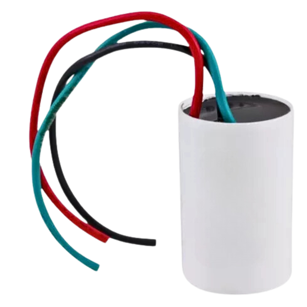 Capacitor De Partida 2uF+3,5uF 400V 25x45mm (3fios) | Shopee Brasil