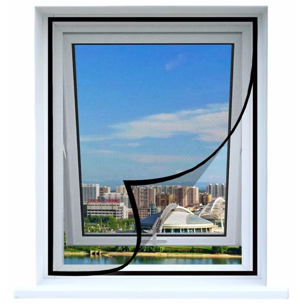 Tela mosquiteria de fibra de vidro com fecho de contato - gabisouza94 | Shopee Brasil