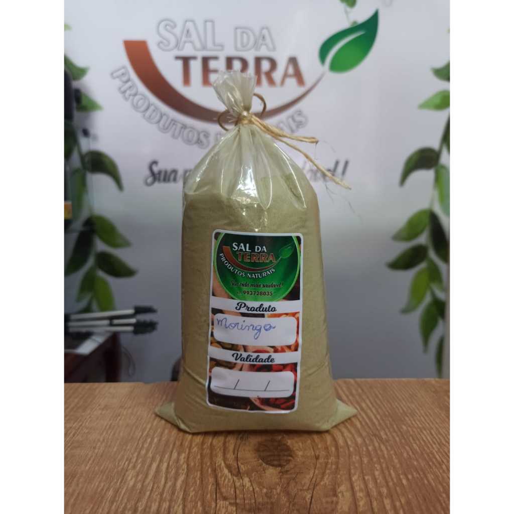 Moringa em pó Natural 1kg - Alta Qualidade Chá | Shopee Brasil