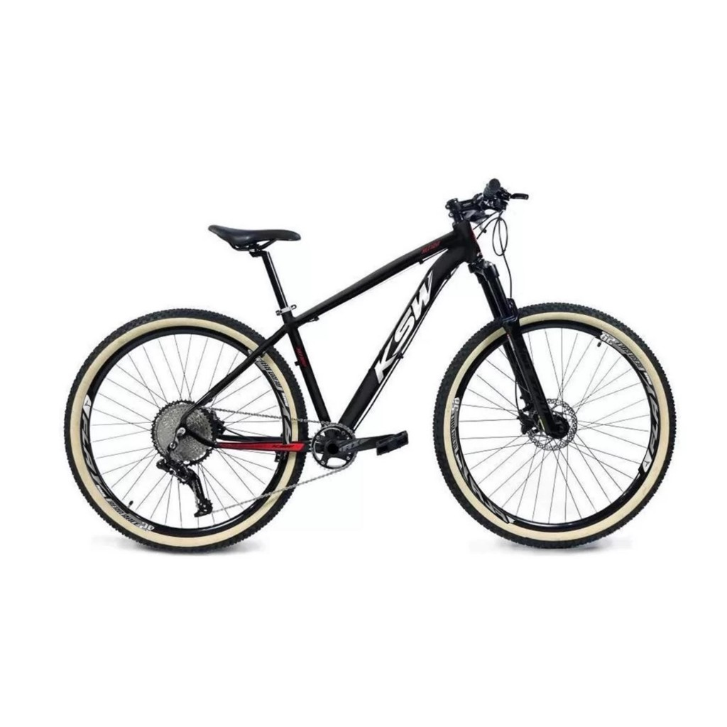 Bicicleta Aro 29 Ksw 9v Freio Hidráulico Trava E K7 11/40 | Shopee Brasil