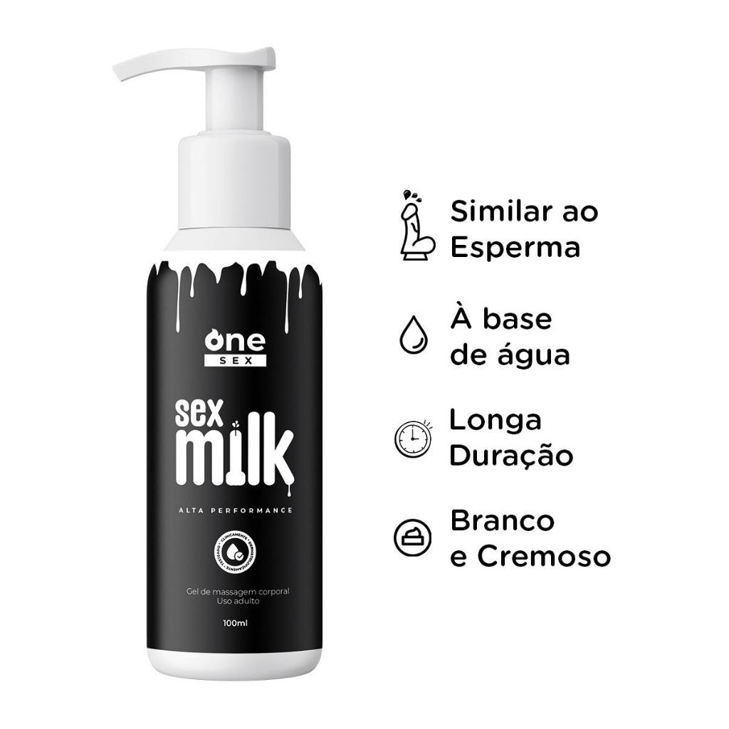 Gel Lubrificante Sex Milk 100g One Sex Shopee Brasil