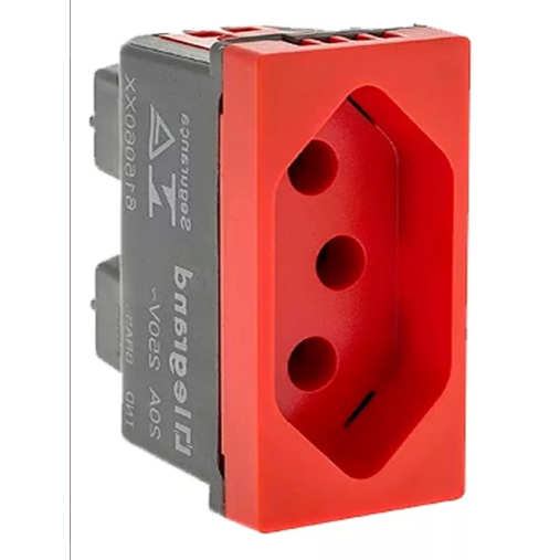 Modulo Legrand PIAL POP Tomada *20A* Vermelho | Shopee Brasil