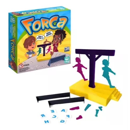 Jogo Da Forca Com Bonecos Montáveis Brinquedo - Nig | Shopee Brasil