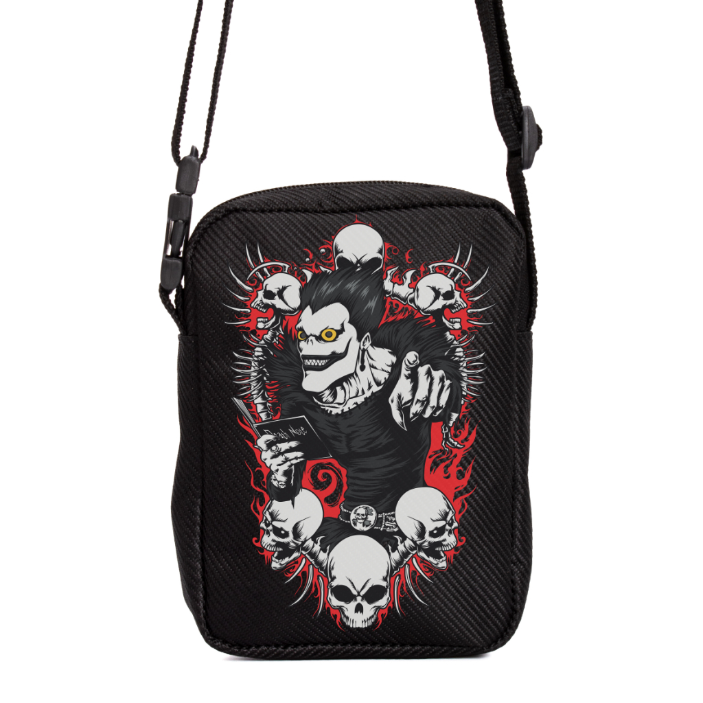 Shoulder Bag Masculino Feminina Transversal Anime Death Note "Ryuk 4 ...