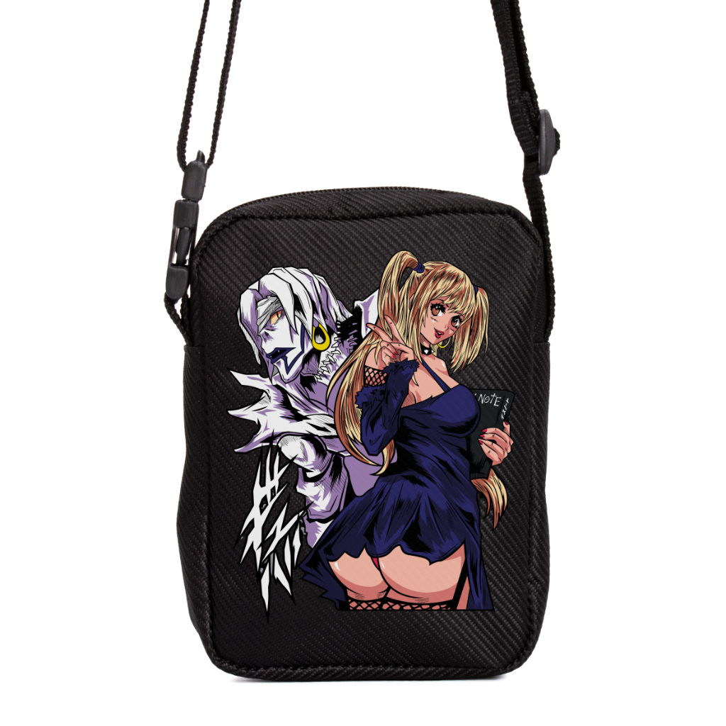 Shoulder Bag Masculino Feminina Transversal Anime Death Note "Ryuk ...
