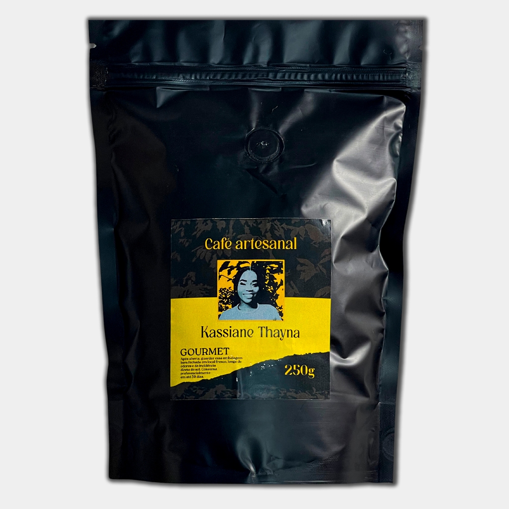 Café Kassiane Thayná gourmet em GRÃOS 250g | Shopee Brasil