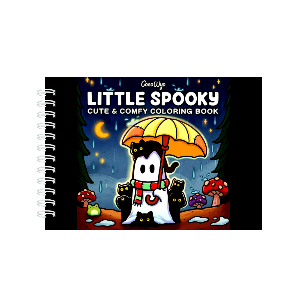 Livro de Colorir Little Spooky, 41 Folhas, 180G, A5, Capa Dura ...