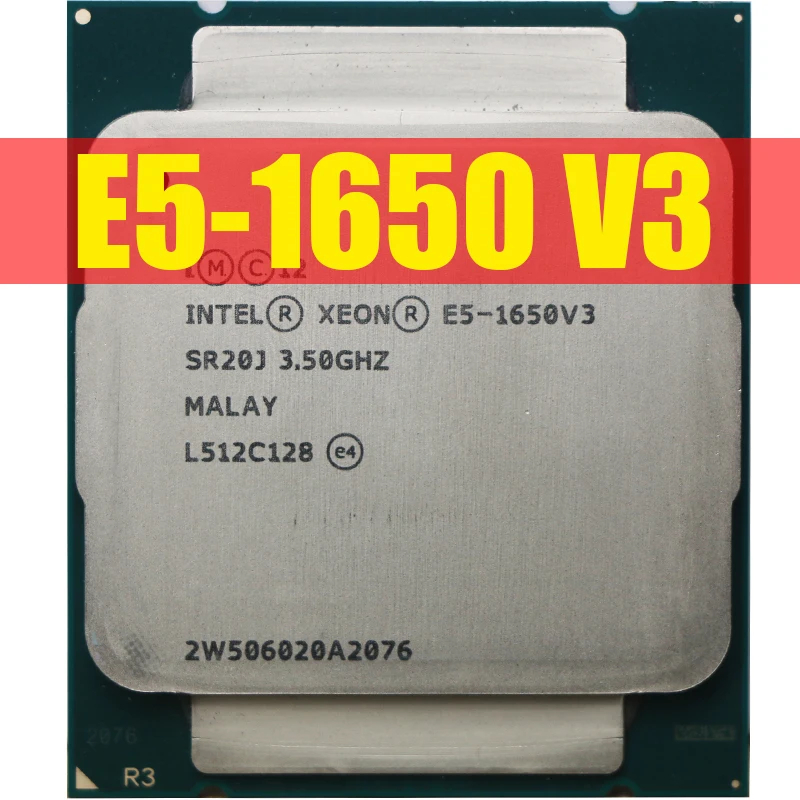 Processador Intel Xeon E5 1650 V3 3.50 ghz LGA2011 X99 6 Núcleos 12 Threads Turbo boost 3.80 ghz ...
