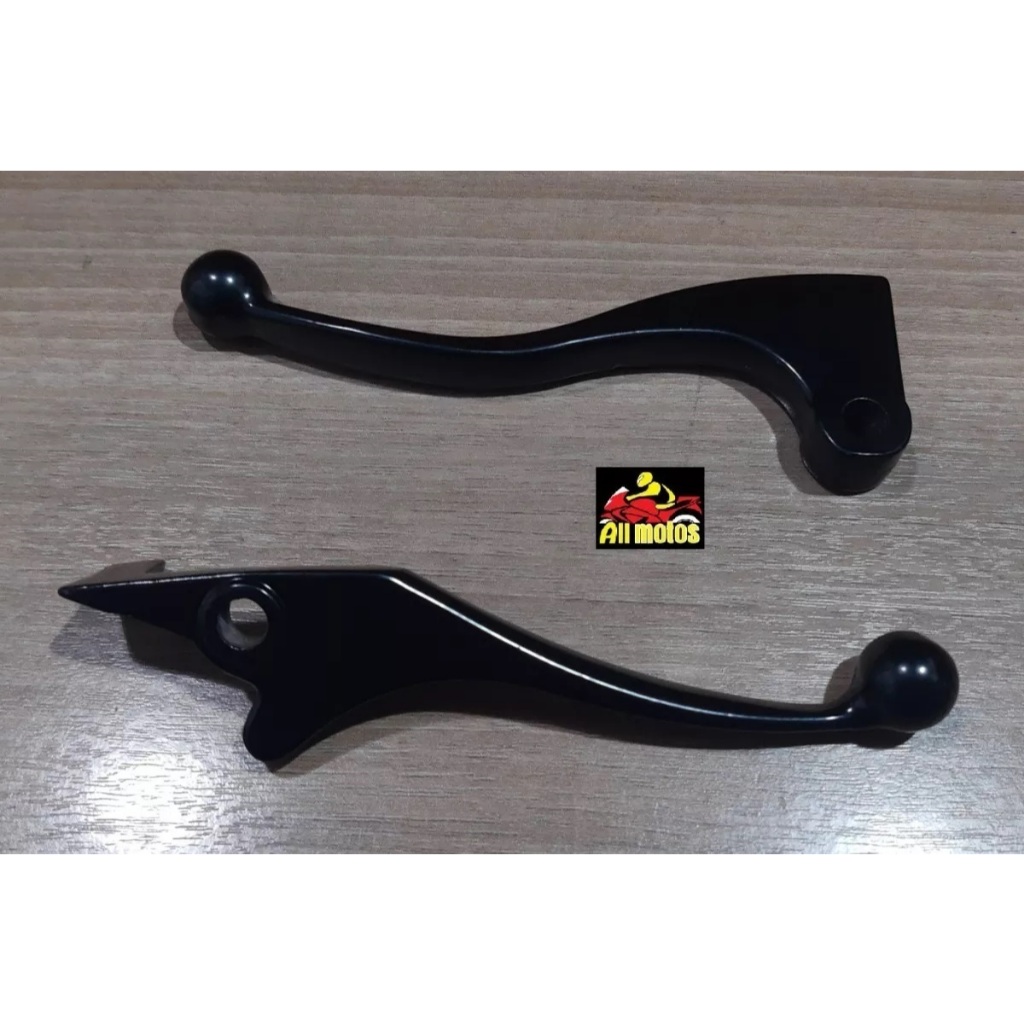 MIni Curto Manete Pra Moto Titan Fan 125 150 160 Freio a Disco preto ...