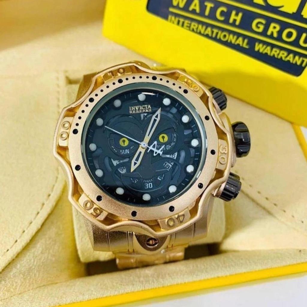 Relógio masculino Coringa Joker Pesado Top Luxo Invicta Grande Pesado ...