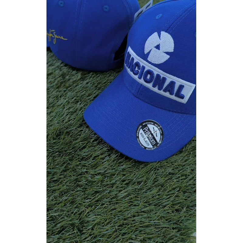 Boné Nacional Ayrton Senna Azul Marinho | Shopee Brasil