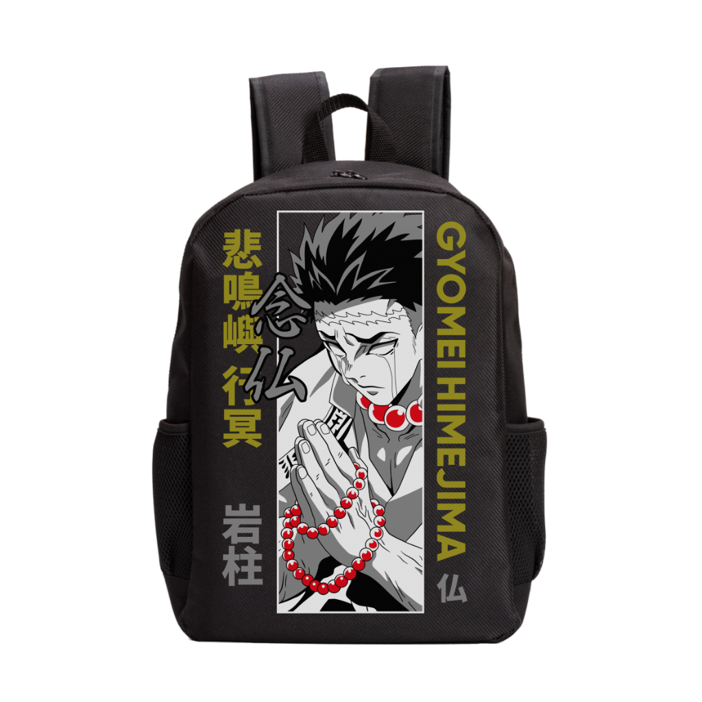 Mochila Masculina Feminina Escolar Trabalho Casual Anime Demon Slayer ...