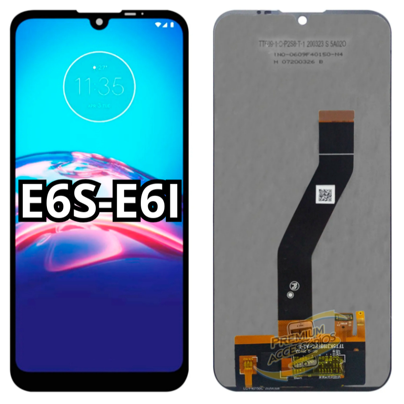 Tela Frontal Display Touch Lcd Moto E6s E6i Xt2053-2 Xt2053 COM ARO ...
