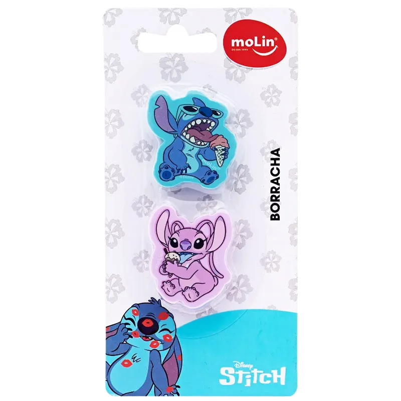 kit Borracha Disney Stitch Disney Molin 2 peças | Shopee Brasil