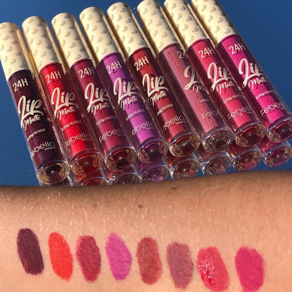Batom líquido matte FEBELLA | Shopee Brasil