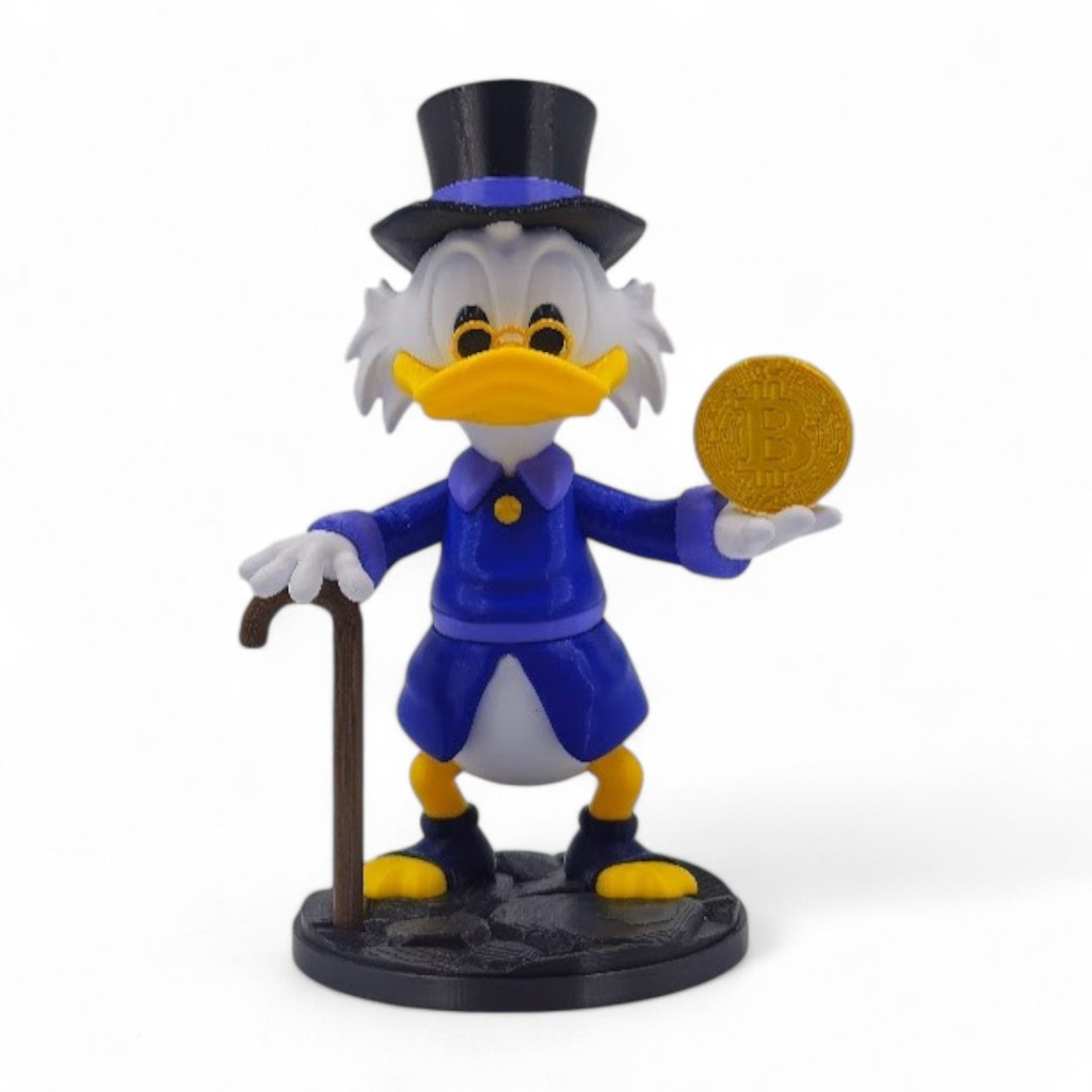 Tio Patinhas: O Investidor Magnata Action Figure Colecionável Presente ...