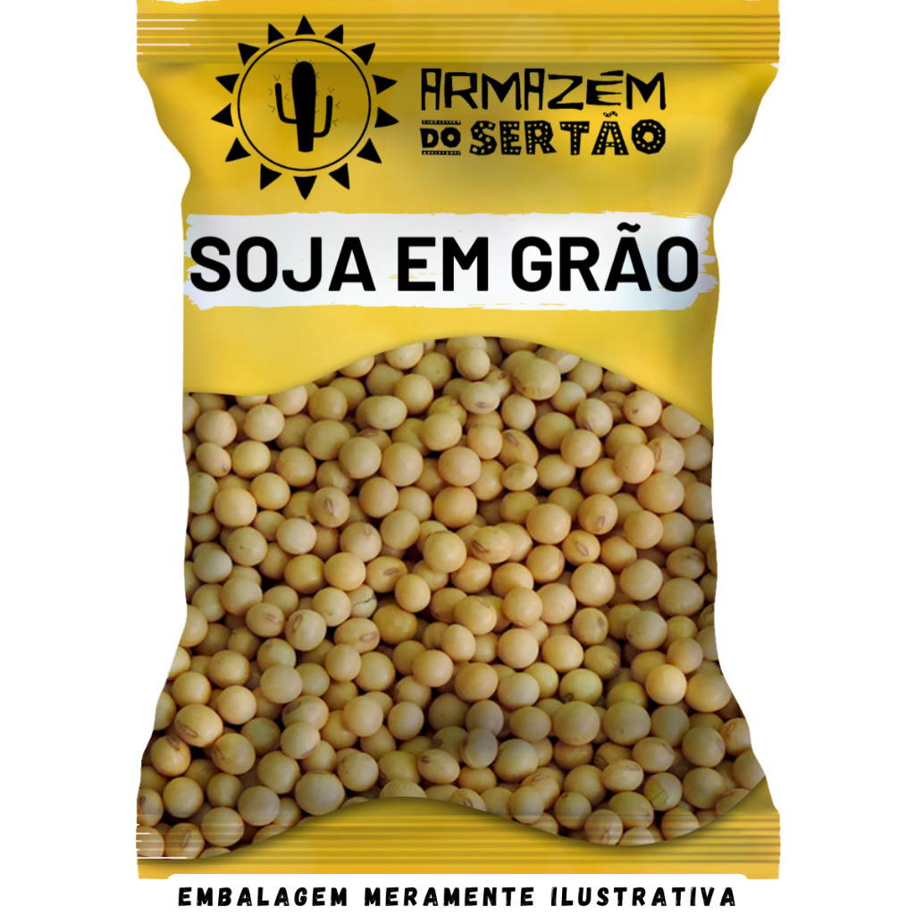 Soja em Grãos 100% Natural 1Kg | Shopee Brasil