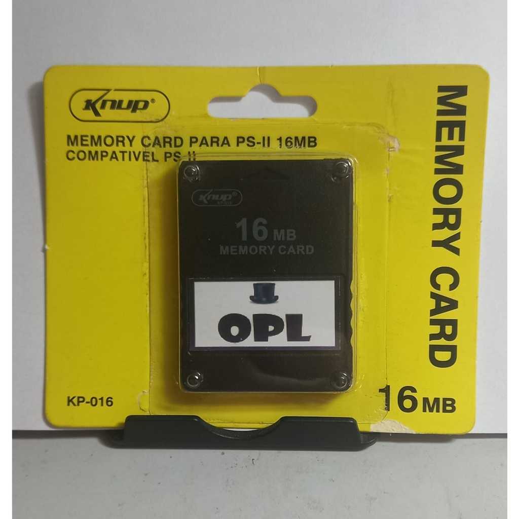 Memory Card 16 MB com OPL atualizado exFAT / ZSO - Reset pelo controle do PS2 já configurado ...