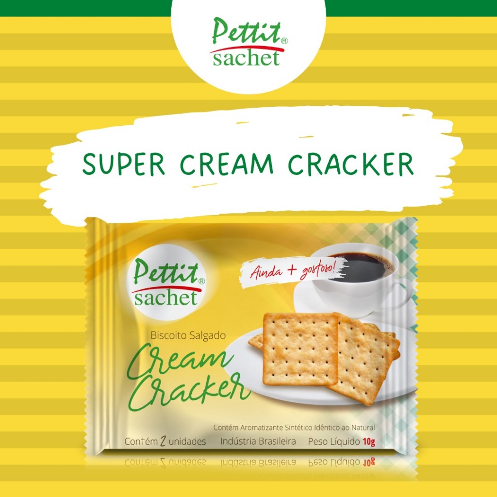 BISCOITO C.CRACKER CX 180X02UN PETTIT SACHET | Shopee Brasil