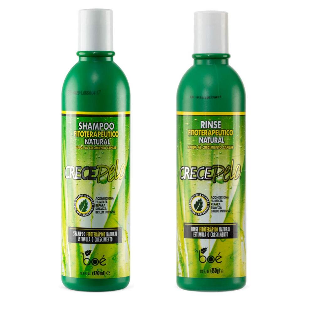 Kit Boé Cresce Pelo Shampoo 370ml e Rinse 350g | Shopee Brasil