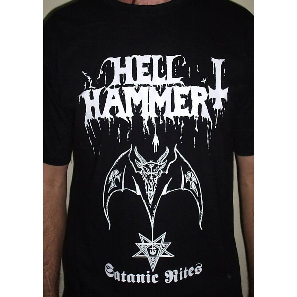 Camiseta Hellhammer - Satanic Rites | Shopee Brasil