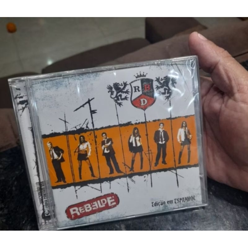 cd RBD Rebelde edição em espanhol 2004 contendo 11 músicas produto novo ...