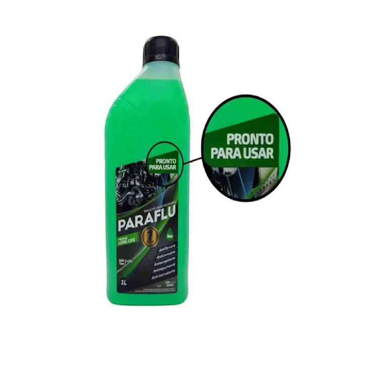 KIT 1-2 Aditivos do Radiador PARAFLU BIO HÍBRIDO PRONTO PARA USO Verde ...