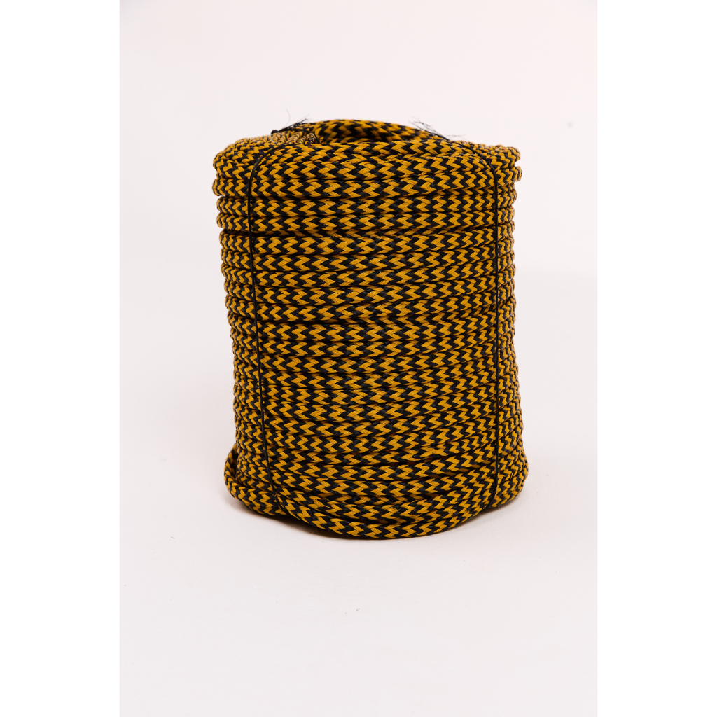 Corda De Contenção / Sinalização Zebrada Em Nylon Fio 12MM ROLO DE 5KG ...
