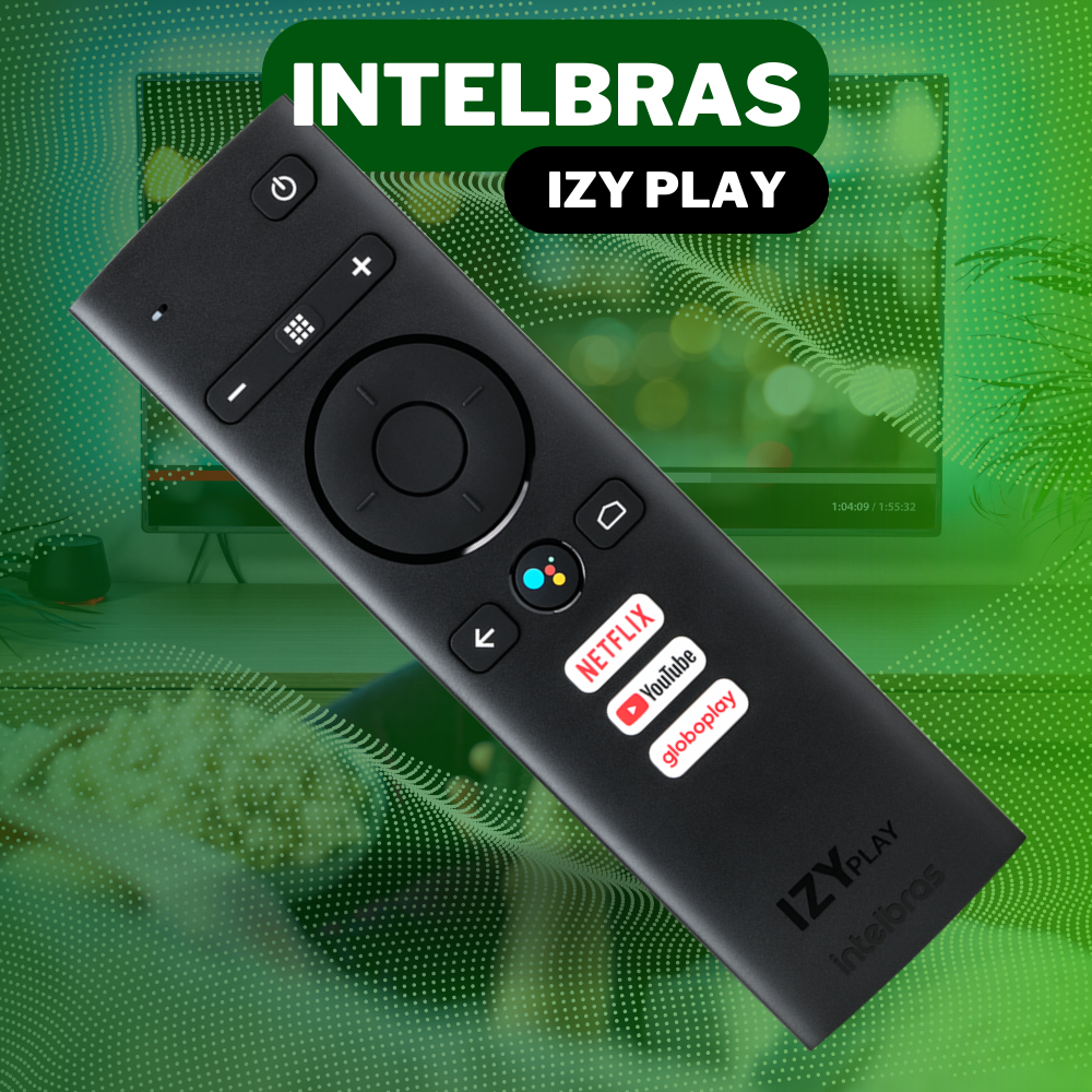 Controle Para Intelbras IZY Smart Play Android com Netflix YouTube ...