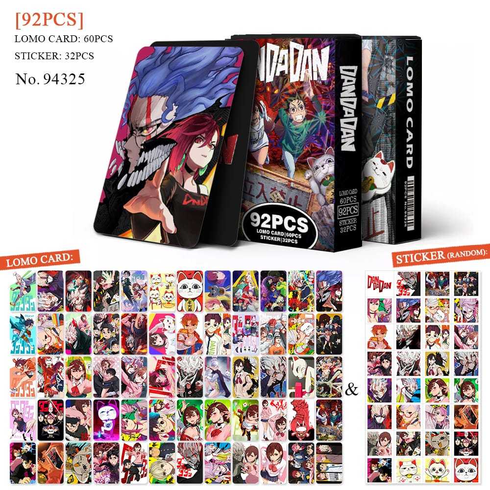 Anime 60pcs/box com 32pcs adesivo DANDADAN Photocard Pronto Para Ser ...