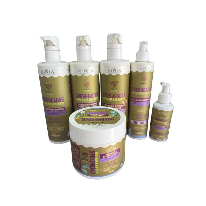kit Cresheadas para Cabelos Ondulados Crespos e Cacheados Kiria Hair ...