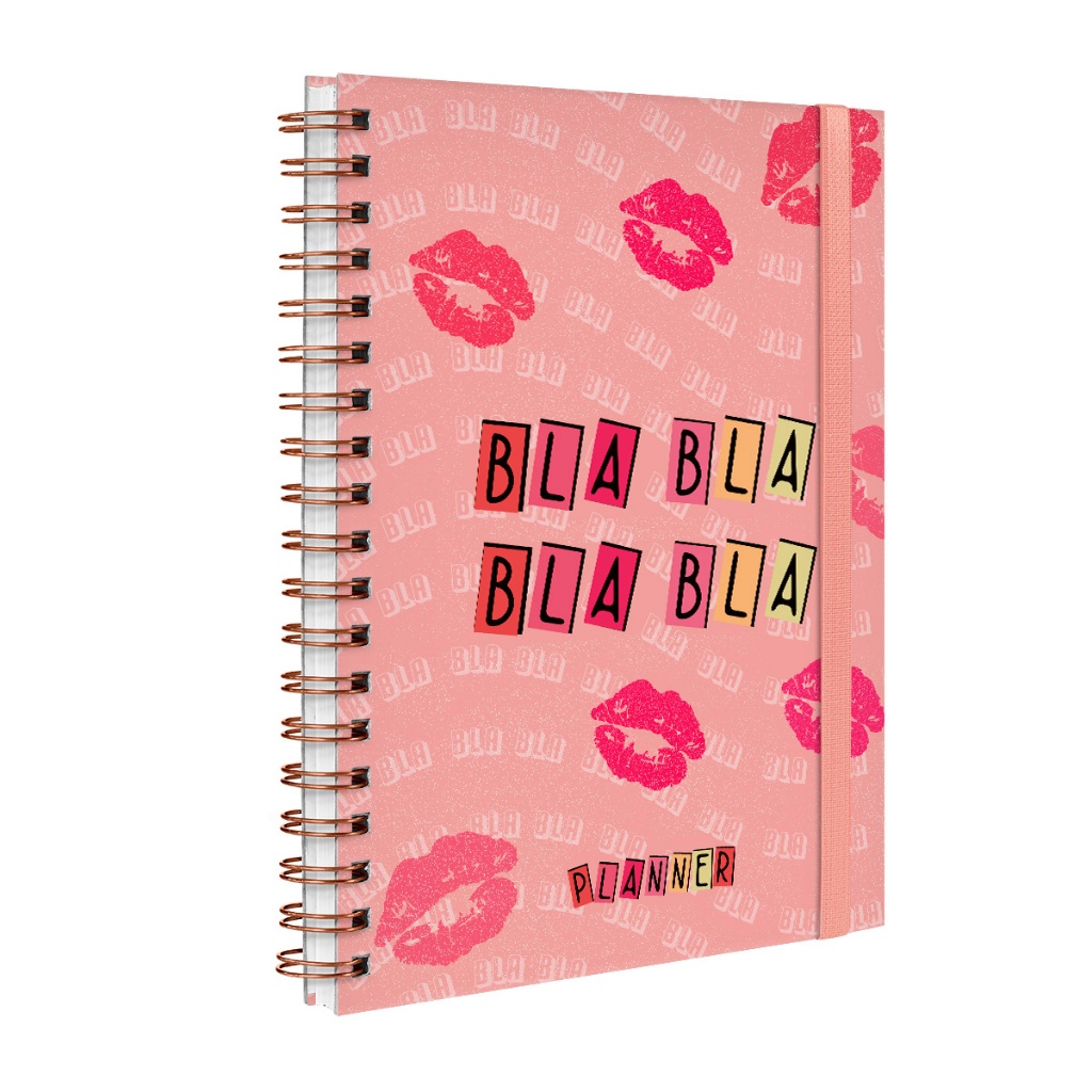 Agenda Planner Semanal Permanente Euforia Bla Bla | Shopee Brasil