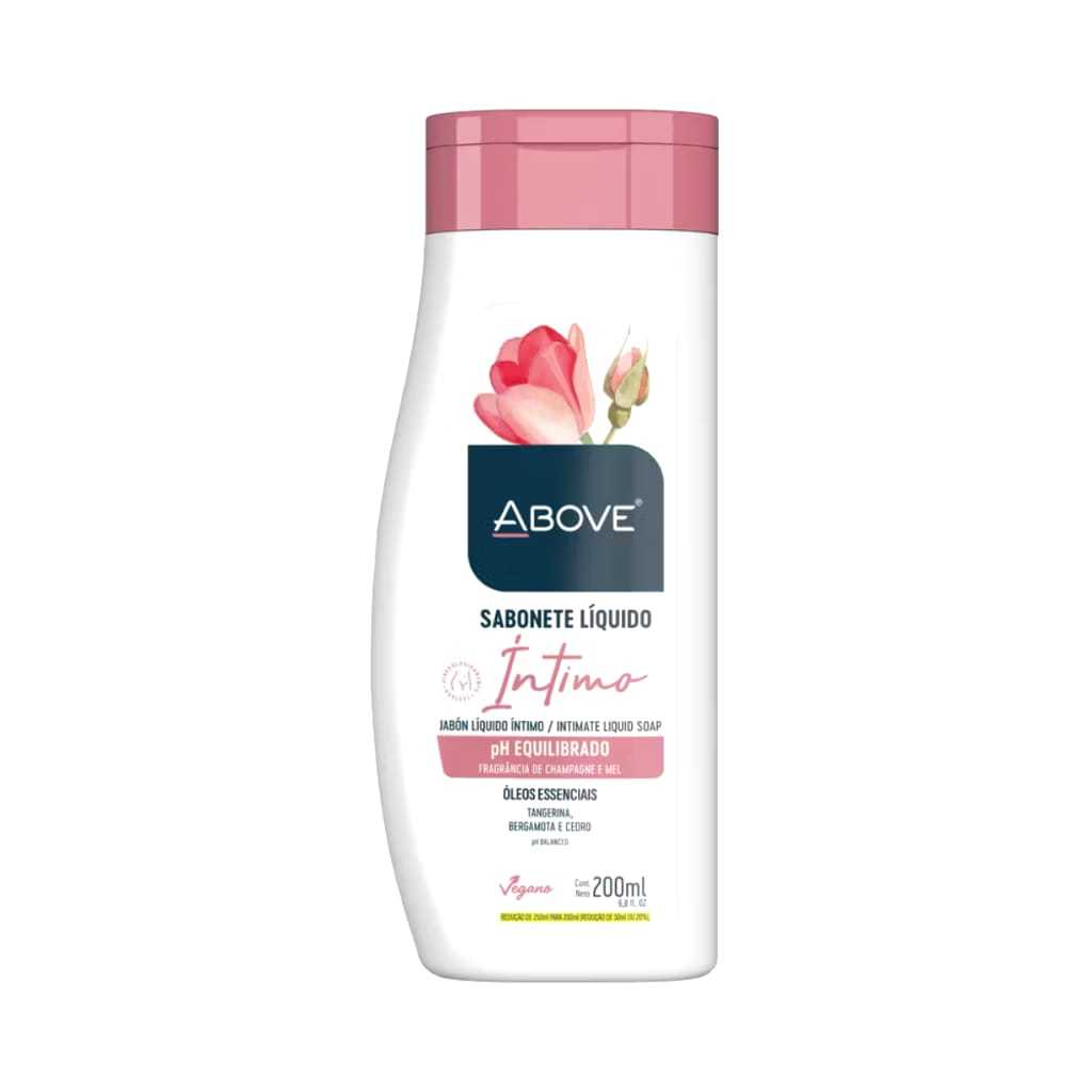 Sabonete Líquido Íntimo ABOVE 250ml | Shopee Brasil