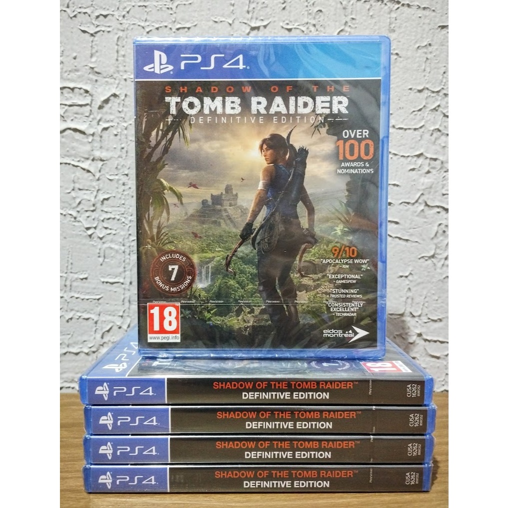 Shadow Of The Tomb Raider Definitive Edition Ps4 - Lacrado - Fisico | Shopee Brasil